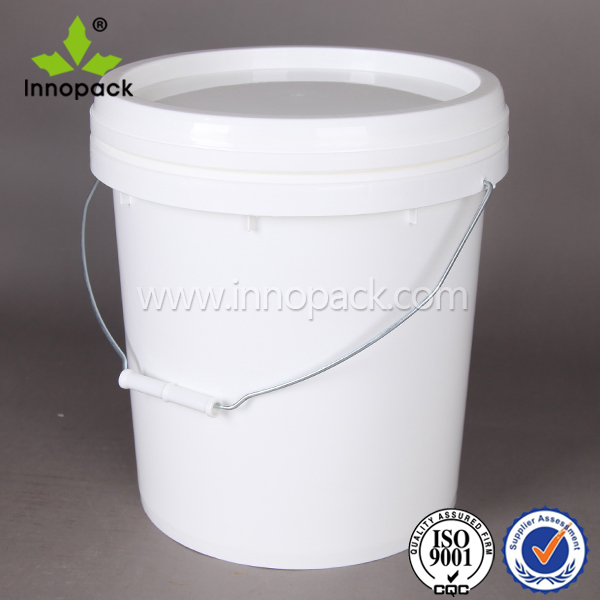 16L paint plastic pails with lid and handle - Innopack