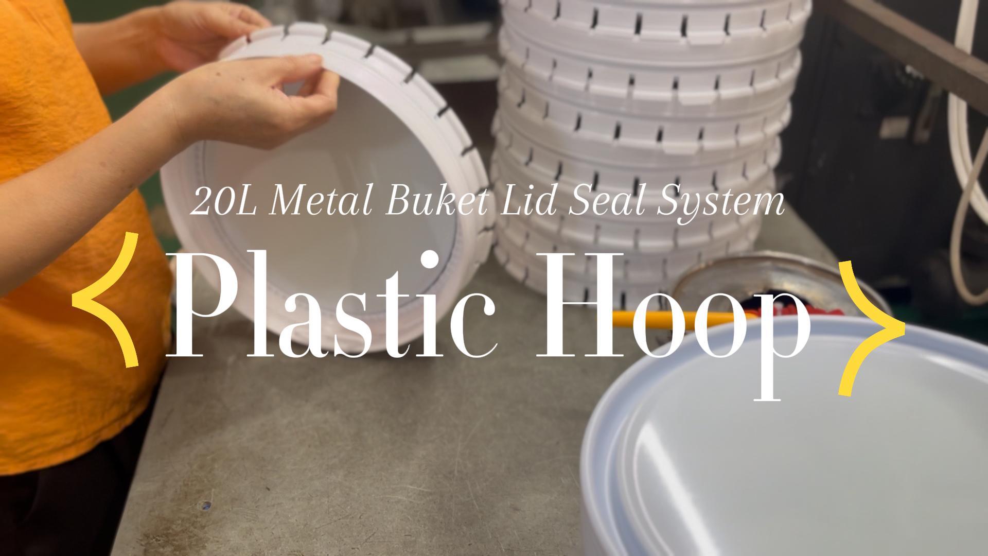 Innopack ® Plastic Hoop: 20L Metal Bucket Lid Seal System - Innopack